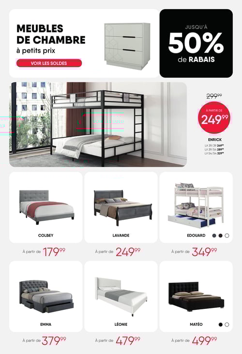 Circulaire Meubles RD Spéciaux, Promotions et Rabais