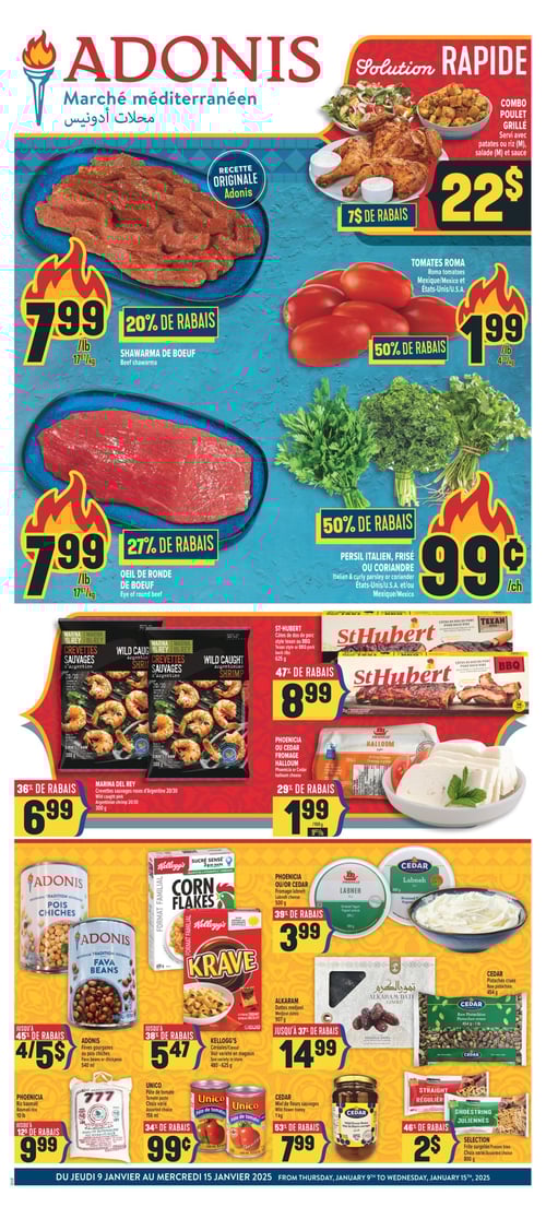 Circulaire Adonis à Venir