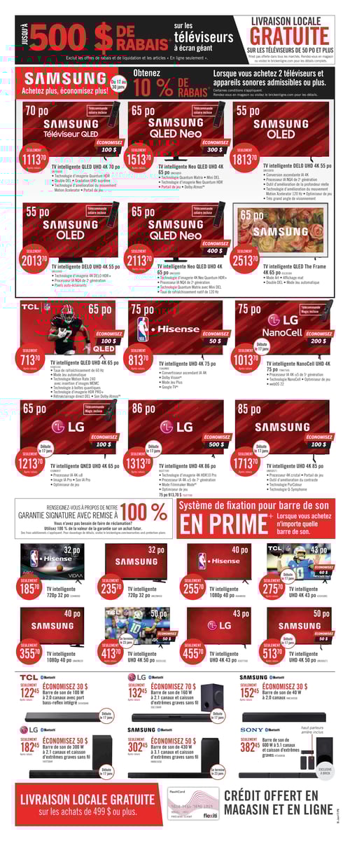 Circulaire Brick Spéciaux, Promotions et Rabais de cette Semaine