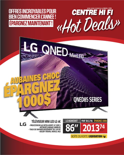 Circulaire Centre HI-FI Spéciaux Promotions Rabais Semaine