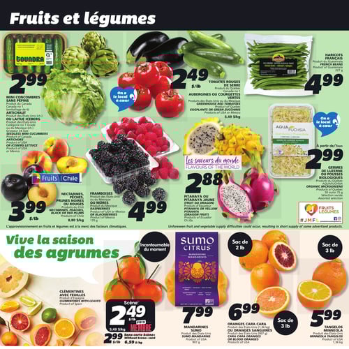 Circulaire IGA de la semaine prochaine