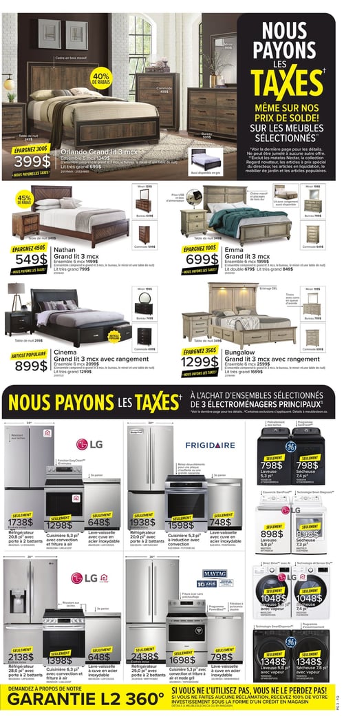 Circulaire Meubles Léon Spéciaux, Promotions et Rabais de cette Semaine