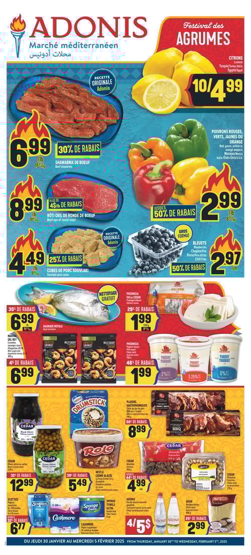 Circulaire Adonis à Venir