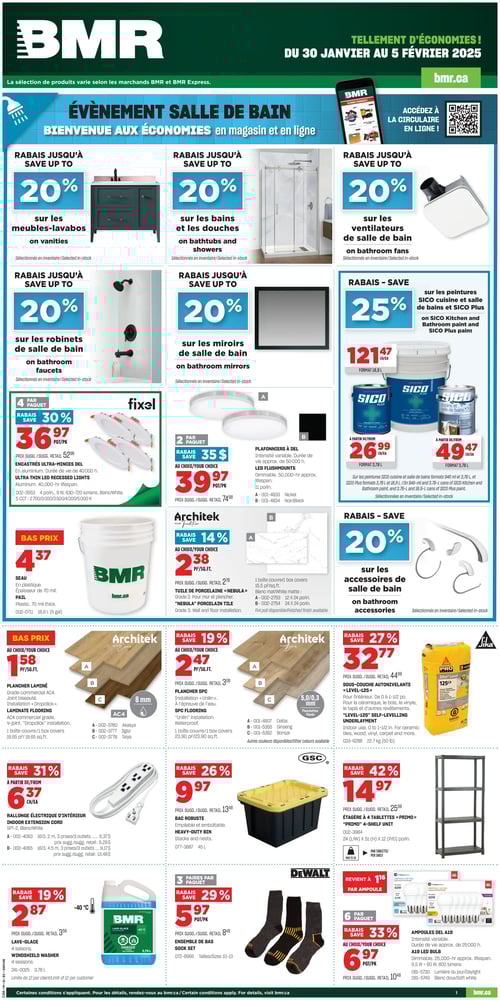 Circulaire BMR à Venir