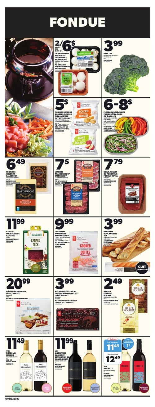 Circulaire Provigo Spéciaux Promotions Rabais Semaine