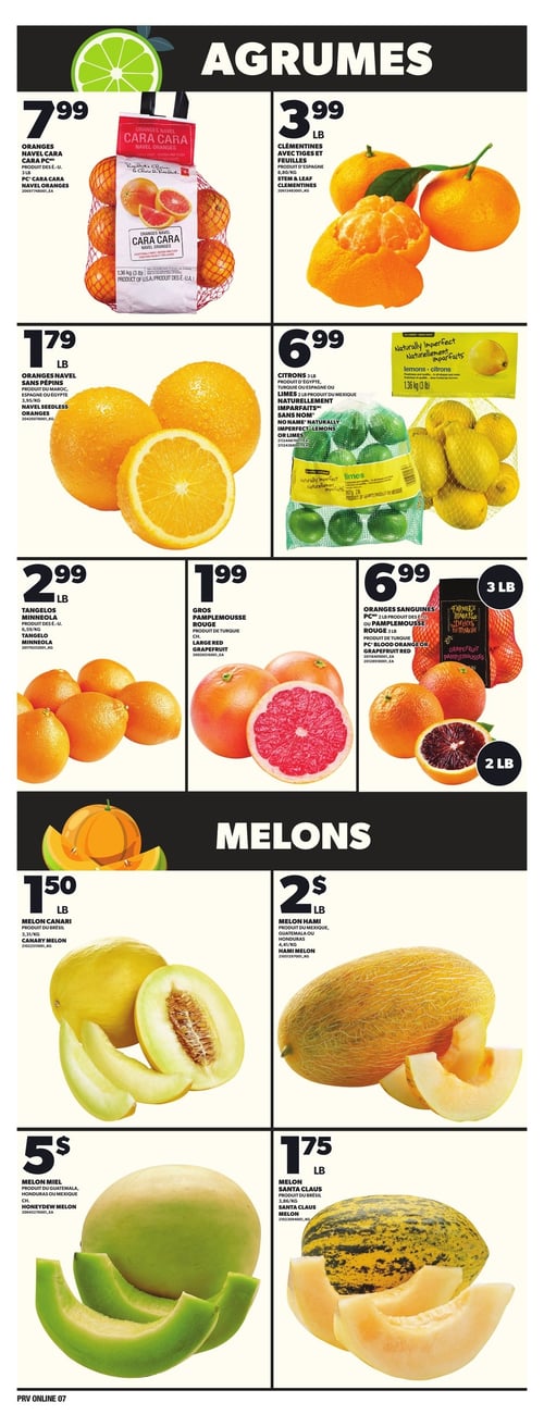 Circulaire Provigo Spéciaux Promotions Rabais Semaine