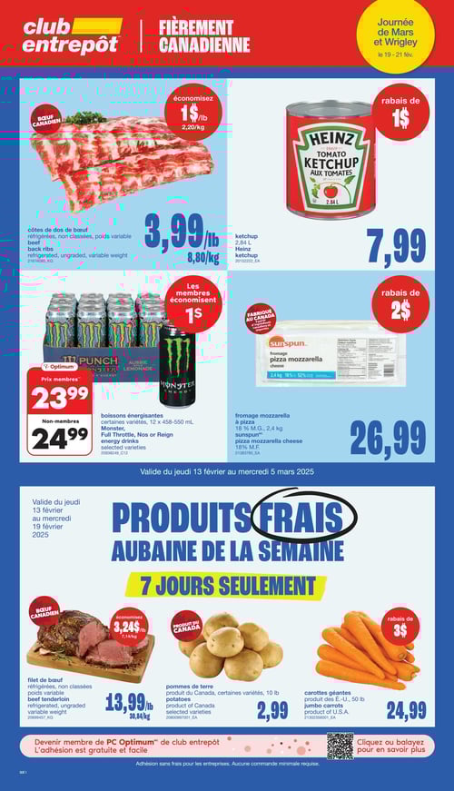 Circulaire Club Entrepôt