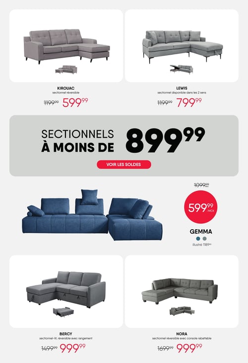 Circulaire Meubles RD Spéciaux, Promotions et Rabais