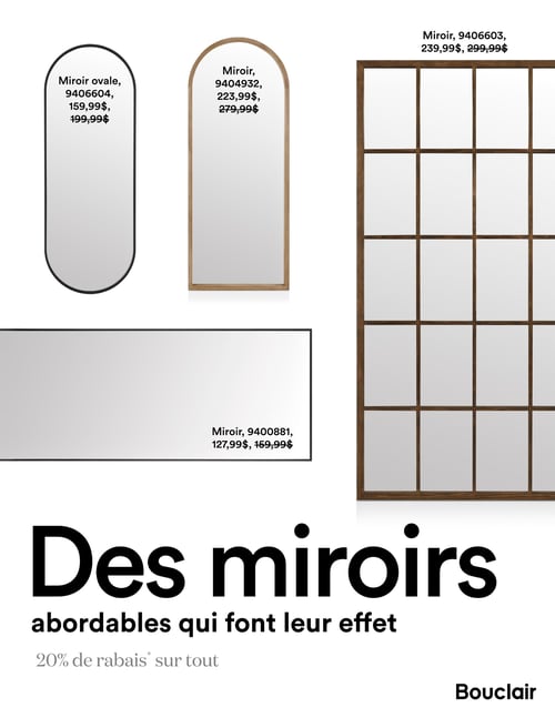Circulaire BOUCLAIR Spéciaux, Promotions et Rabais de cette Semaine