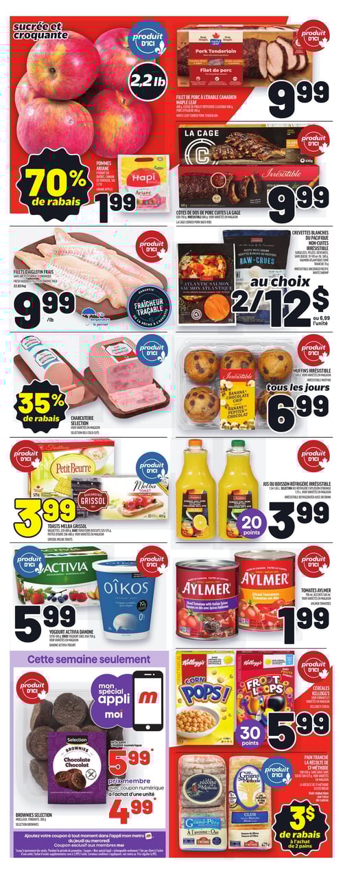 Circulaire METRO Spéciaux, Promotions et Rabais de cette Semaine