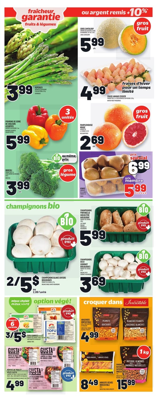Circulaire METRO Spéciaux, Promotions et Rabais de cette Semaine