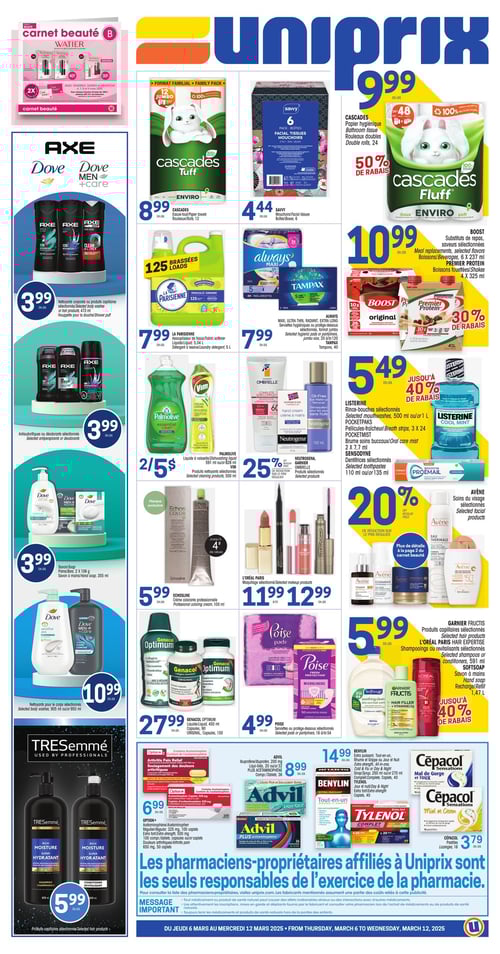 Circulaire Uniprix Spéciaux Promotions Rabais Semaine