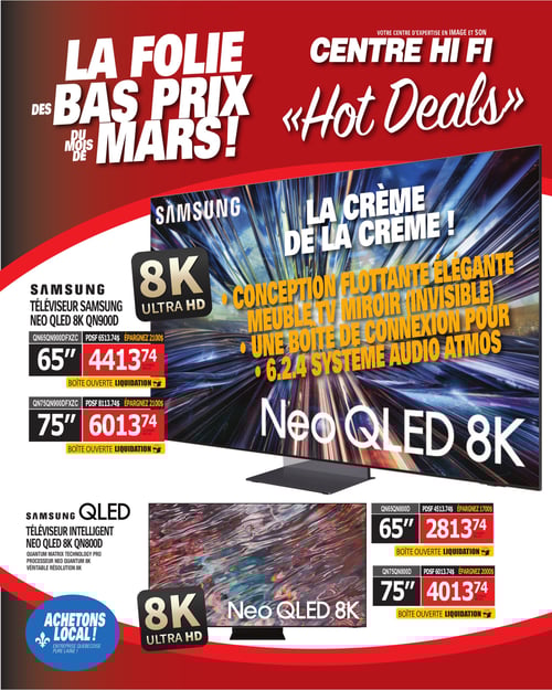Circulaire Centre HI-FI Spéciaux Promotions Rabais Semaine