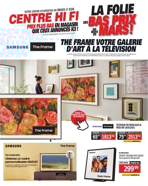 Circulaire Centre HI-FI Spéciaux Promotions Rabais Semaine