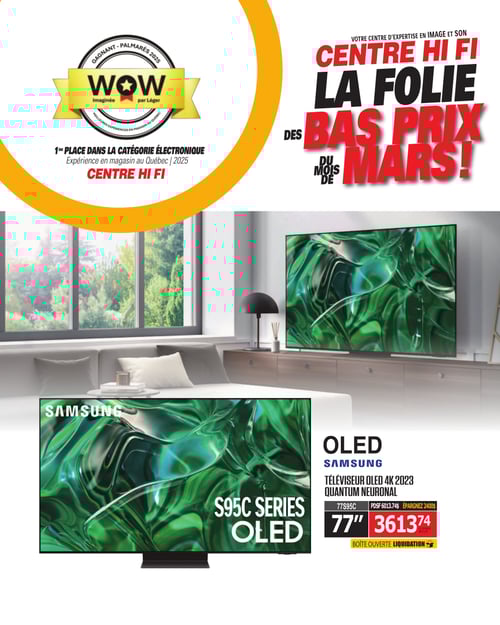 Circulaire Centre HI-FI Spéciaux Promotions Rabais Semaine