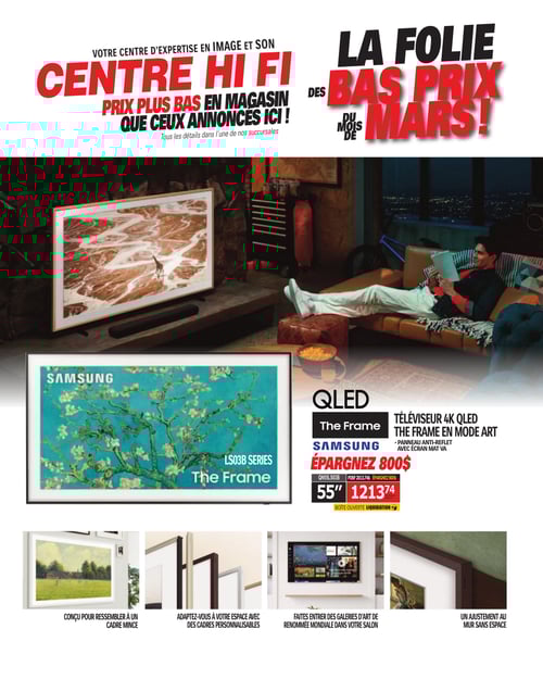 Circulaire Centre HI-FI Spéciaux Promotions Rabais Semaine