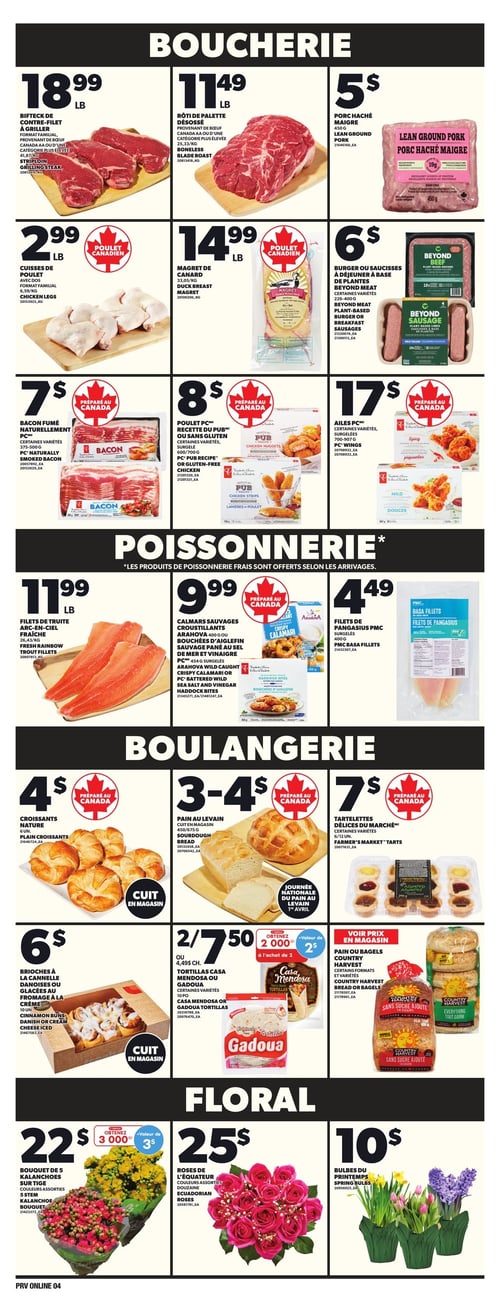 Circulaire Provigo Spéciaux Promotions Rabais Semaine