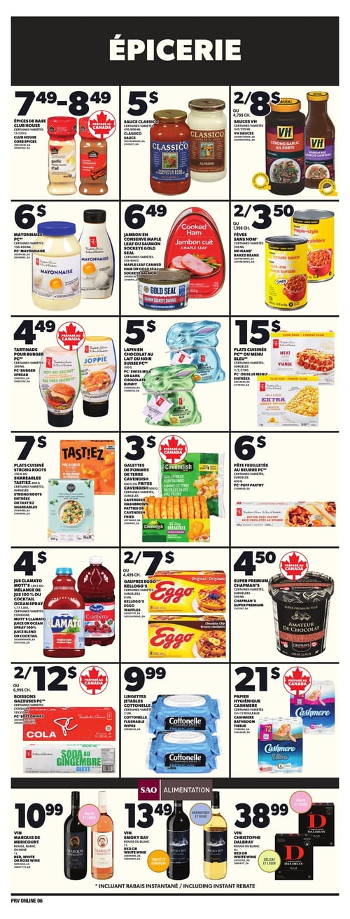 Circulaire Provigo Spéciaux Promotions Rabais Semaine