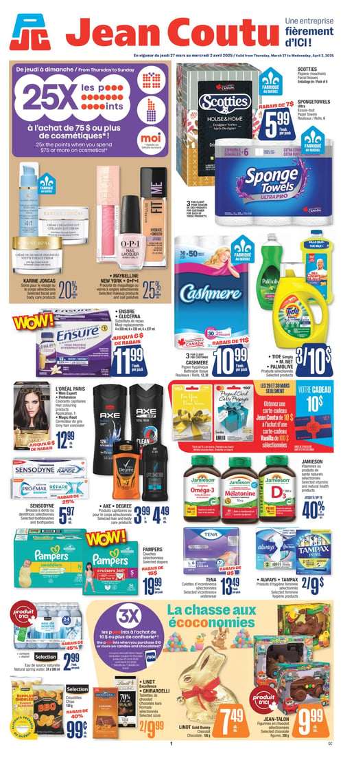Circulaire Jean Coutu Caraquet | Mon Dossier Santé Jean Coutu – NIPOM