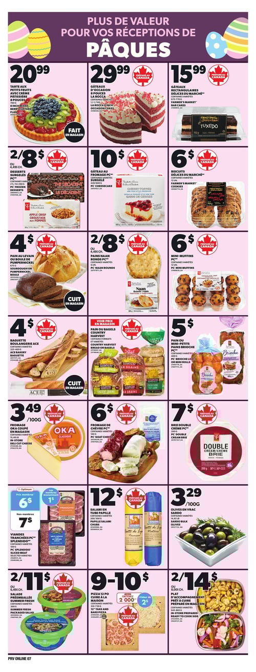 Circulaire Provigo Spéciaux, Promotions et Rabais à venir