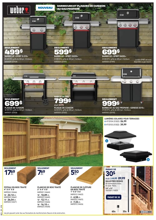 Circulaire RONA Spéciaux, Promotions et Rabais de cette Semaine