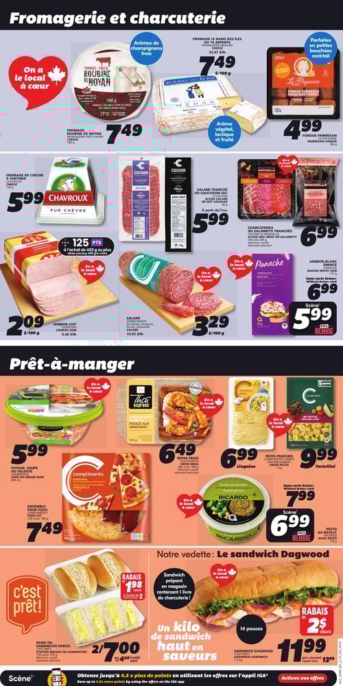 Circulaire IGA Coop Nouveau Brunswick