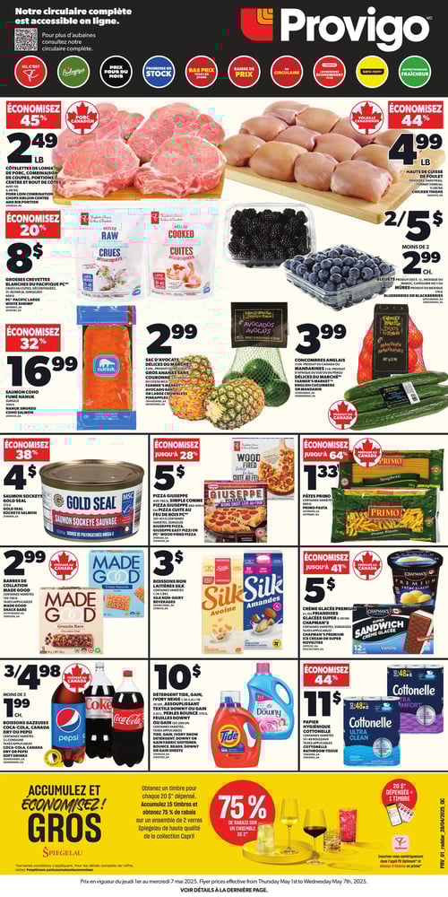 Circulaire Provigo Spéciaux Promotions Rabais Semaine