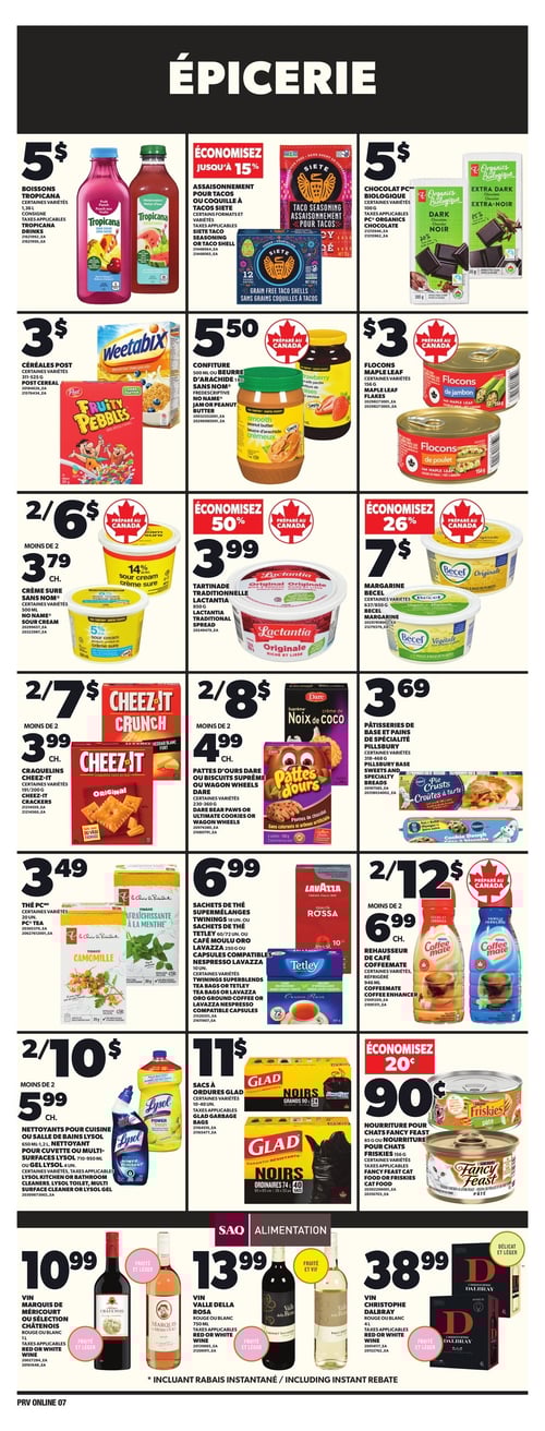 Circulaire Provigo Spéciaux Promotions Rabais Semaine