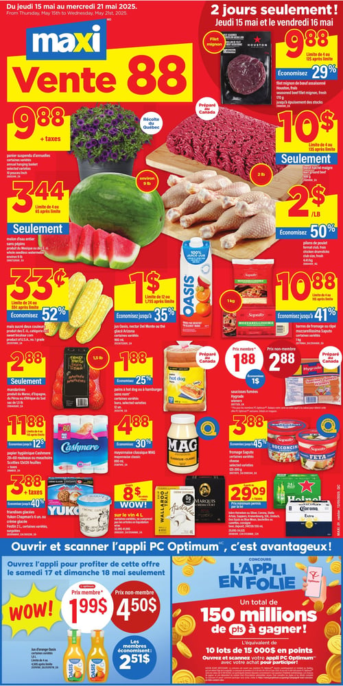 Circulaire Maxi de Cette Semaine