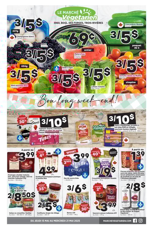 Circulaire Marché Végétarien à Venir