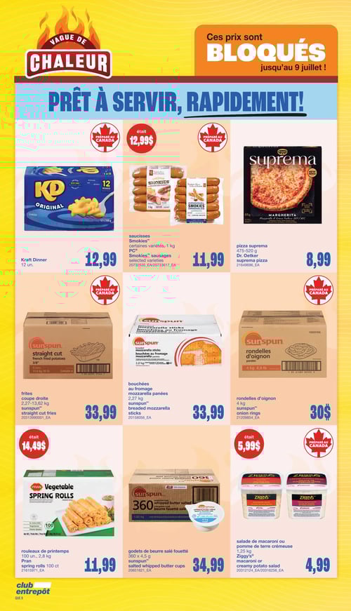 Circulaire Club Entrepôt