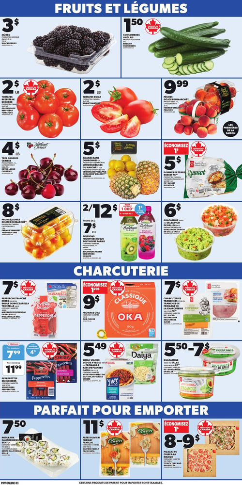 Circulaire Provigo Spéciaux, Promotions et Rabais à venir
