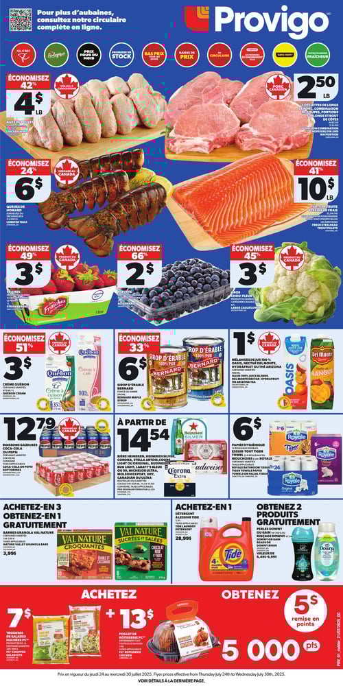 Circulaire Provigo Spéciaux, Promotions et Rabais à venir