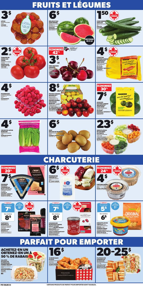 Circulaire Provigo Spéciaux, Promotions et Rabais à venir