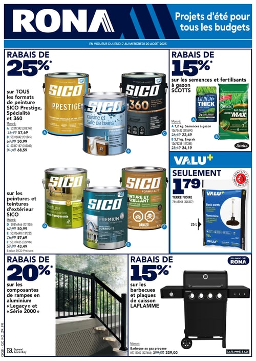 Circulaire Rona à Venir