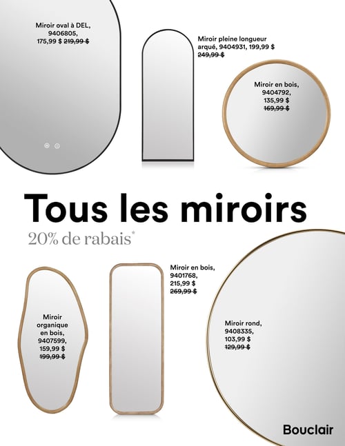Circulaire BOUCLAIR Spéciaux, Promotions et Rabais de cette Semaine