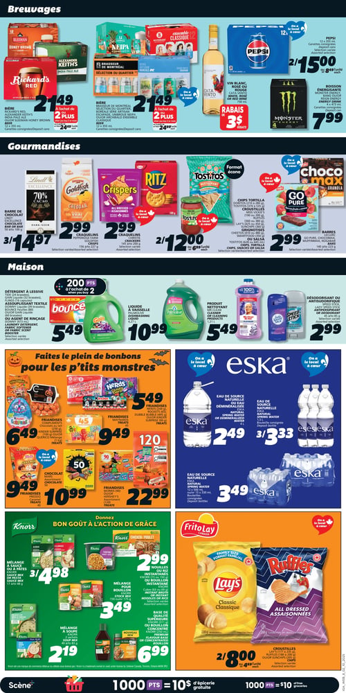 Circulaire IGA Spéciaux Promotions et Rabais d'Épicerie de cette Semaine