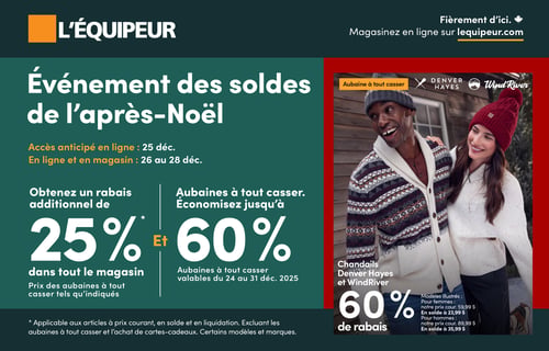 Circulaire L’Équipeur Spéciaux, Promotions et Rabais
