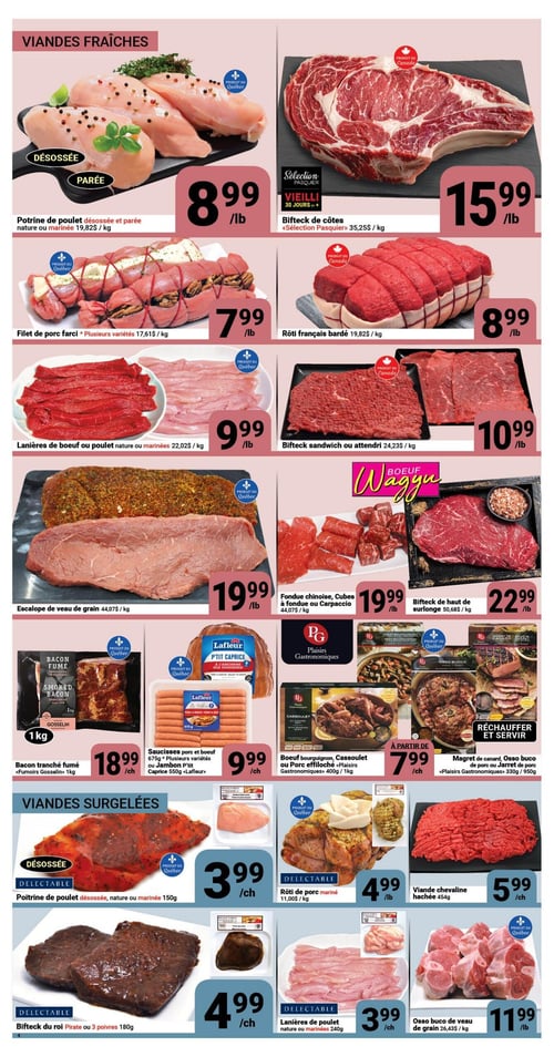 Circulaire Pasquier Spéciaux, Promotions et Rabais de cette Semaine