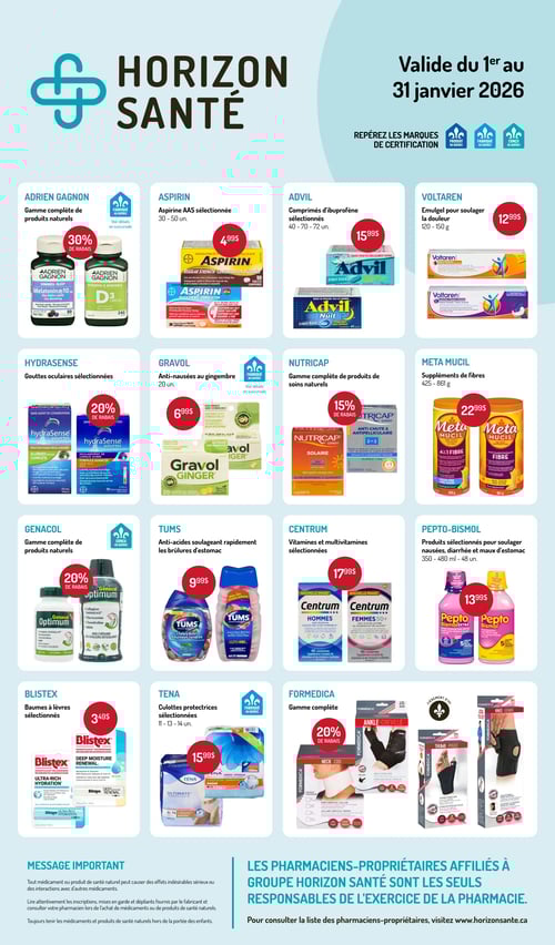 Circulaire Horizon Santé - Plus d'Économies