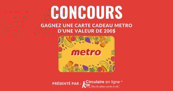 Concours Gagnez une carte cadeau IGA d'une valeur de 200$
