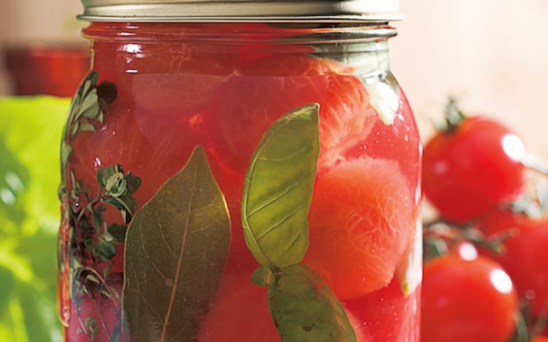 Conserve de Tomates au Basilic