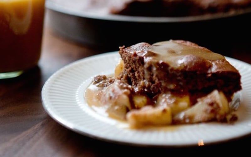 Recette: Gâteau Choco-poires et Sauce à L'érable | Circulaire en ligne