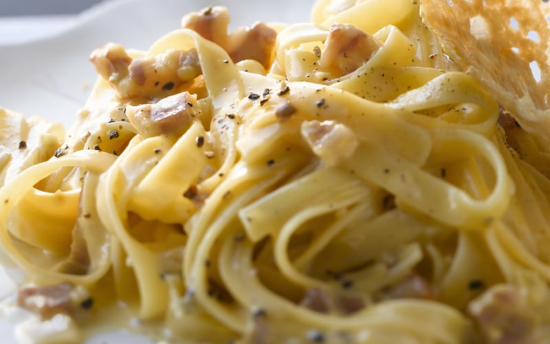Recette: Pâtes à la Sauce Crémeuse à la Pancetta | Circulaire en ligne