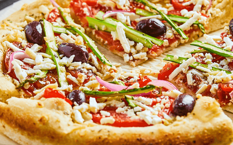 Pizza Grecque Blanche