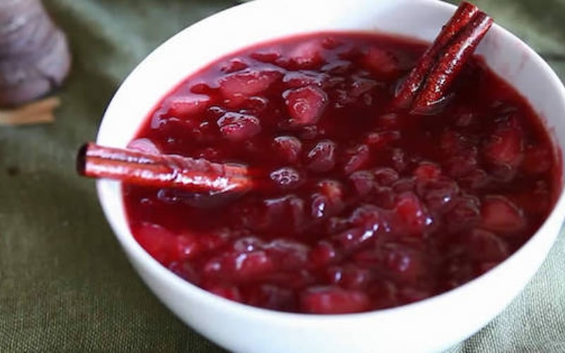 Trois Types de Sauce aux Canneberges