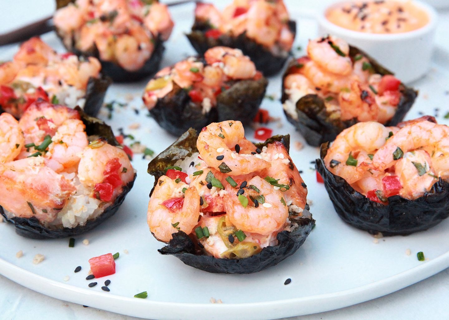 Sushi Cuit au Saumon et aux Crevettes