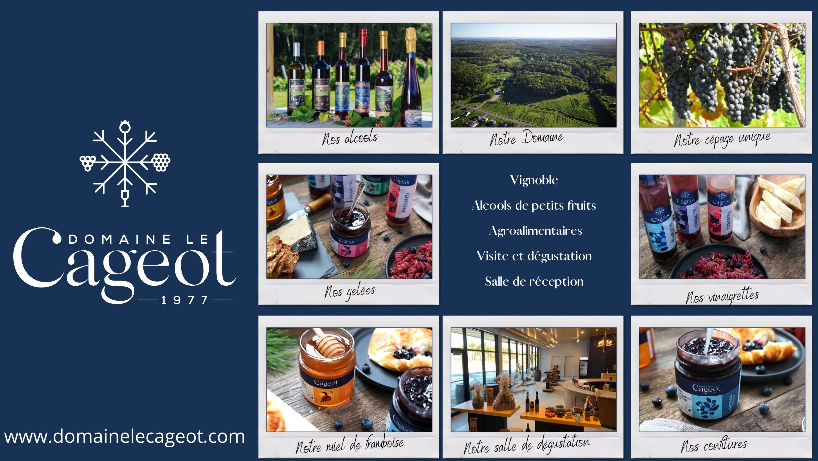 Domaine le Cageot - Vignoble & Distillerie Nordique