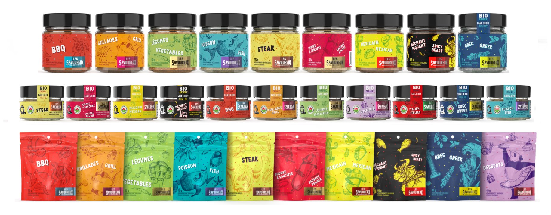 Les Savoureux - Assaisonnements et Épices