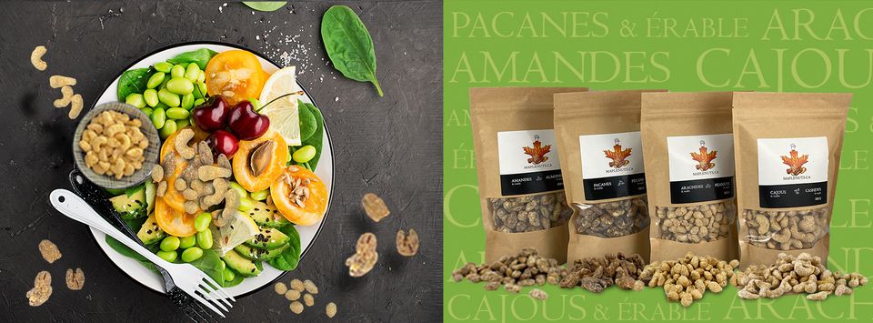 Maplenuts - Noix à l'Érable et au Sel de Mer